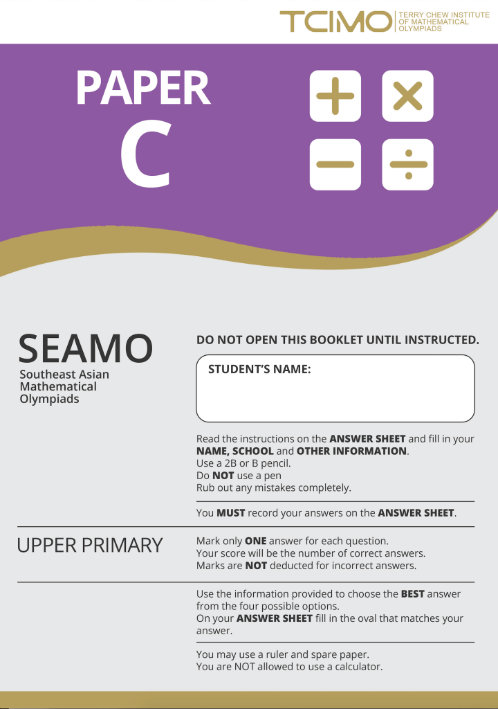 Sample Papers - SEAMO Sri Lanka