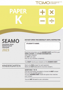 Past Year Papers - SEAMO Sri Lanka